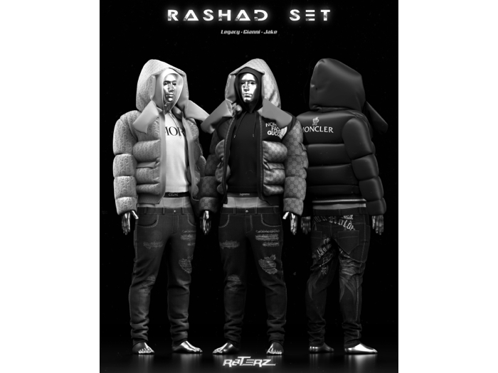 Second Life Marketplace R8terz Rashad Set Demo